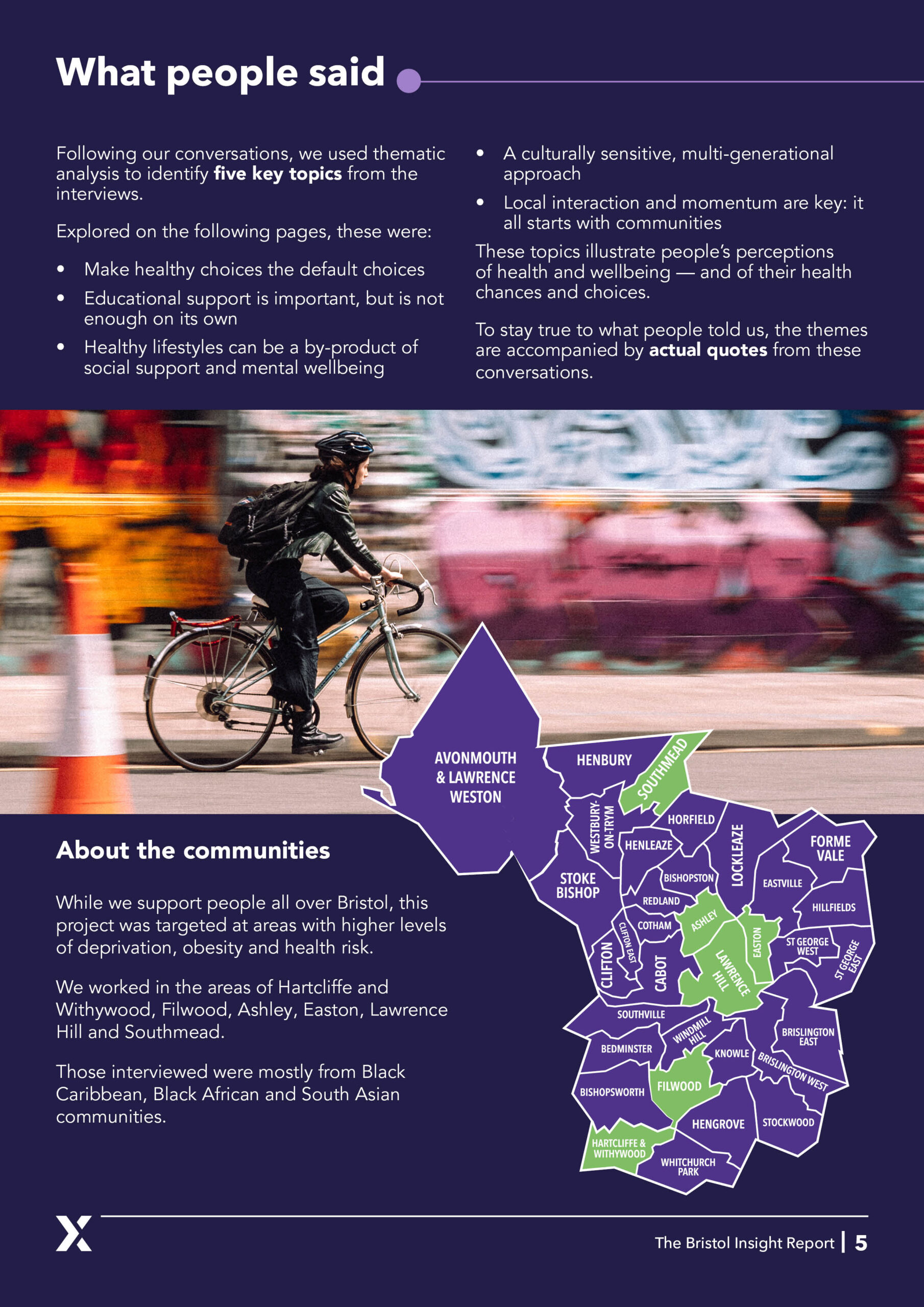 Promoting healthier lifestyles and reducing inequalities in Bristol ...